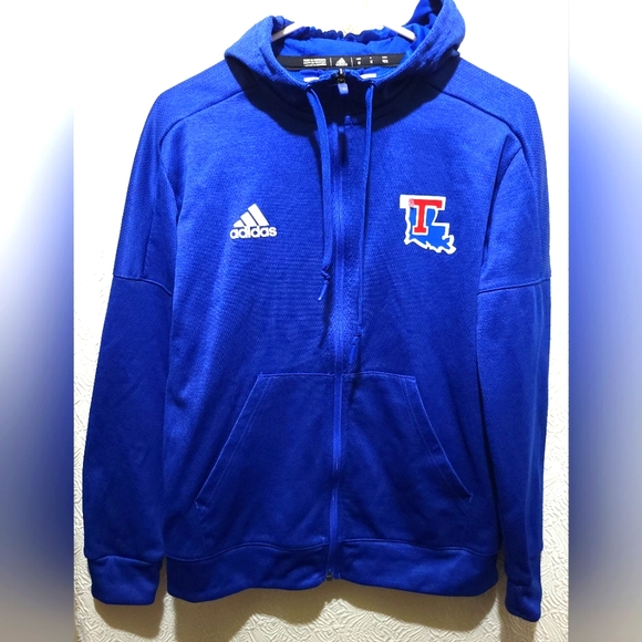 adidas | Jackets & Coats | Adidas Louisiana Tech Jacket Hoodie | Poshmark